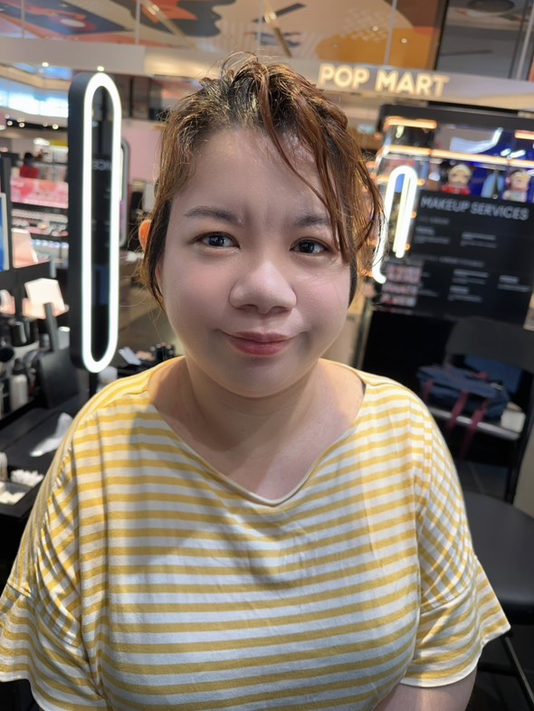 [閒聊] 櫃姐幫我畫的妝好看嗎（有圖慎入） - WomenTalk板 - Disp BBS